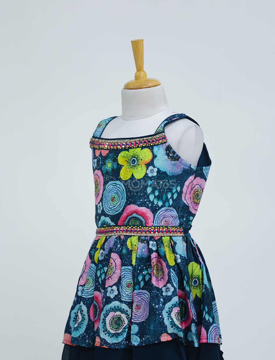 Stylish Rama Ethnic Plazo set – Momatos